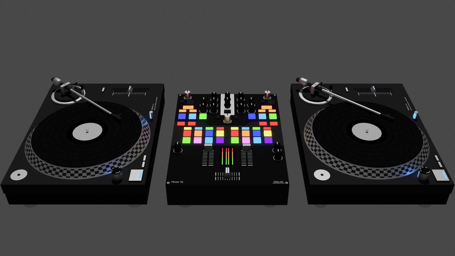 3D DJ Setup model - TurboSquid 2163043