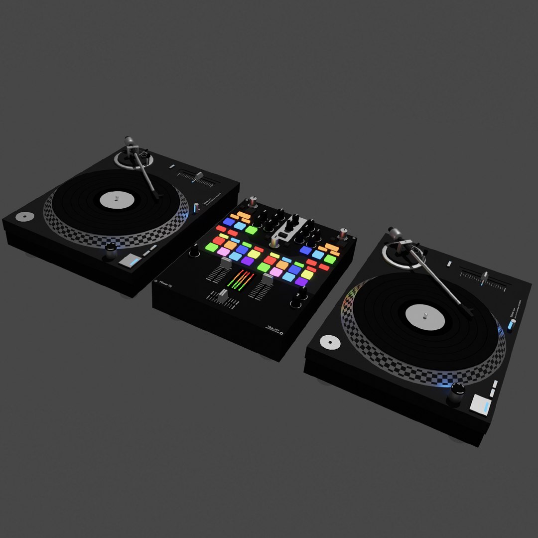 3D DJ Setup model - TurboSquid 2163043