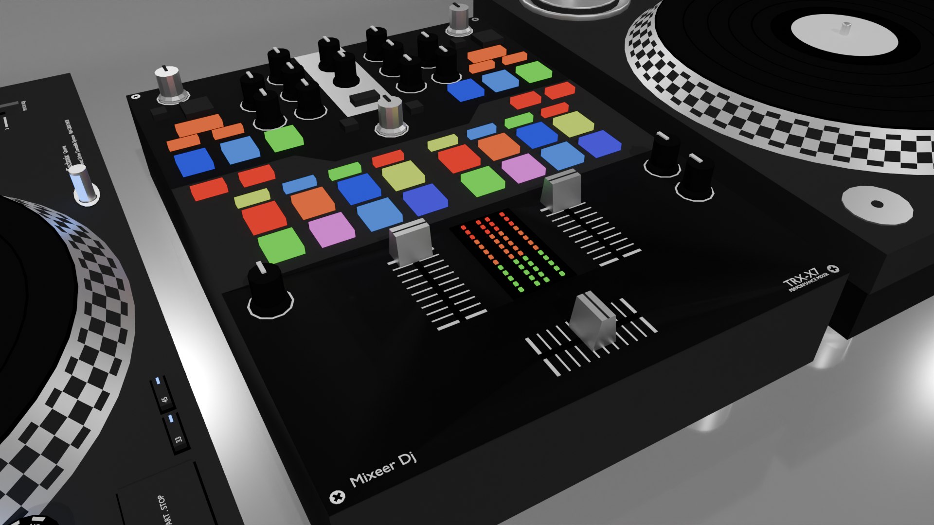3D DJ Setup Model - TurboSquid 2163043