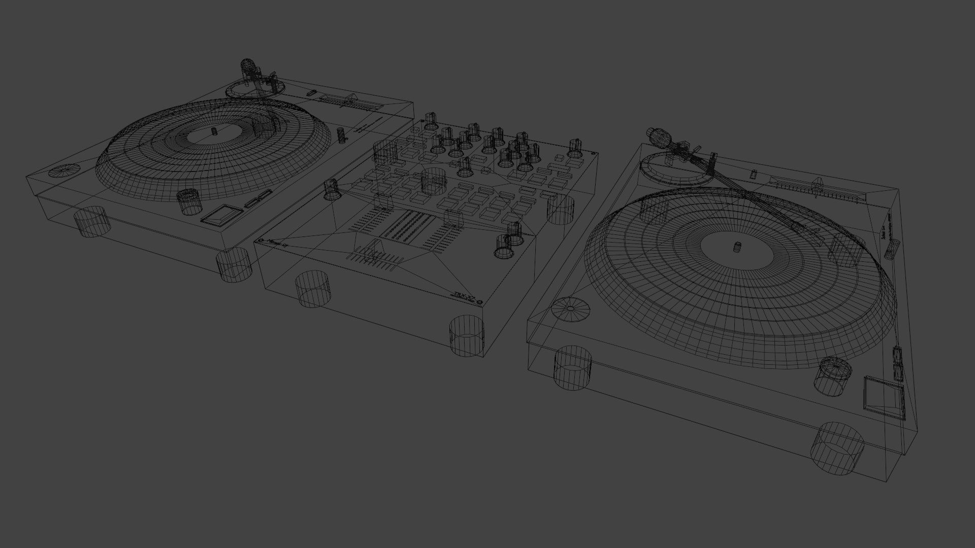 3D DJ Setup model - TurboSquid 2163043