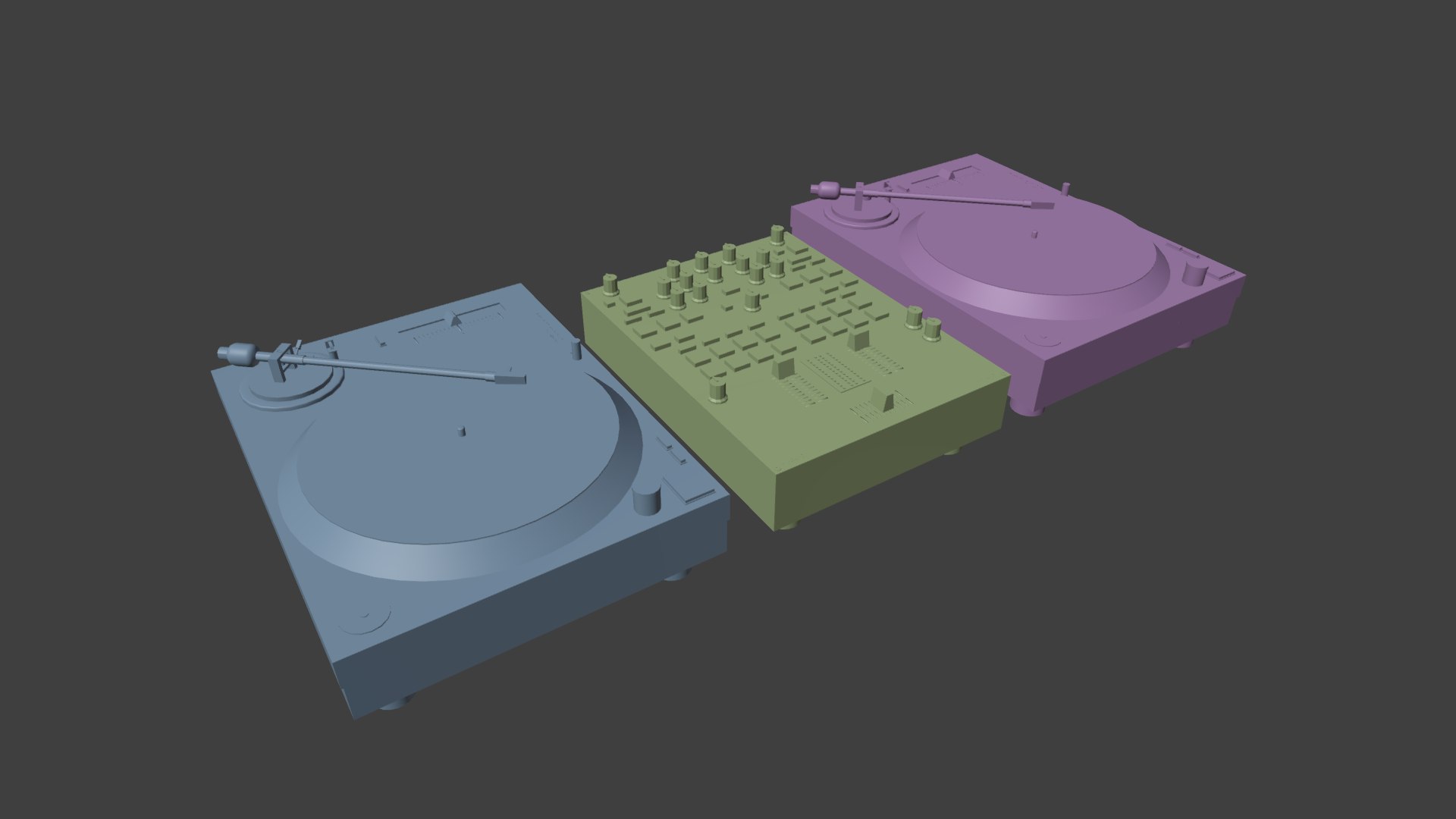 3D DJ Setup Model - TurboSquid 2163043