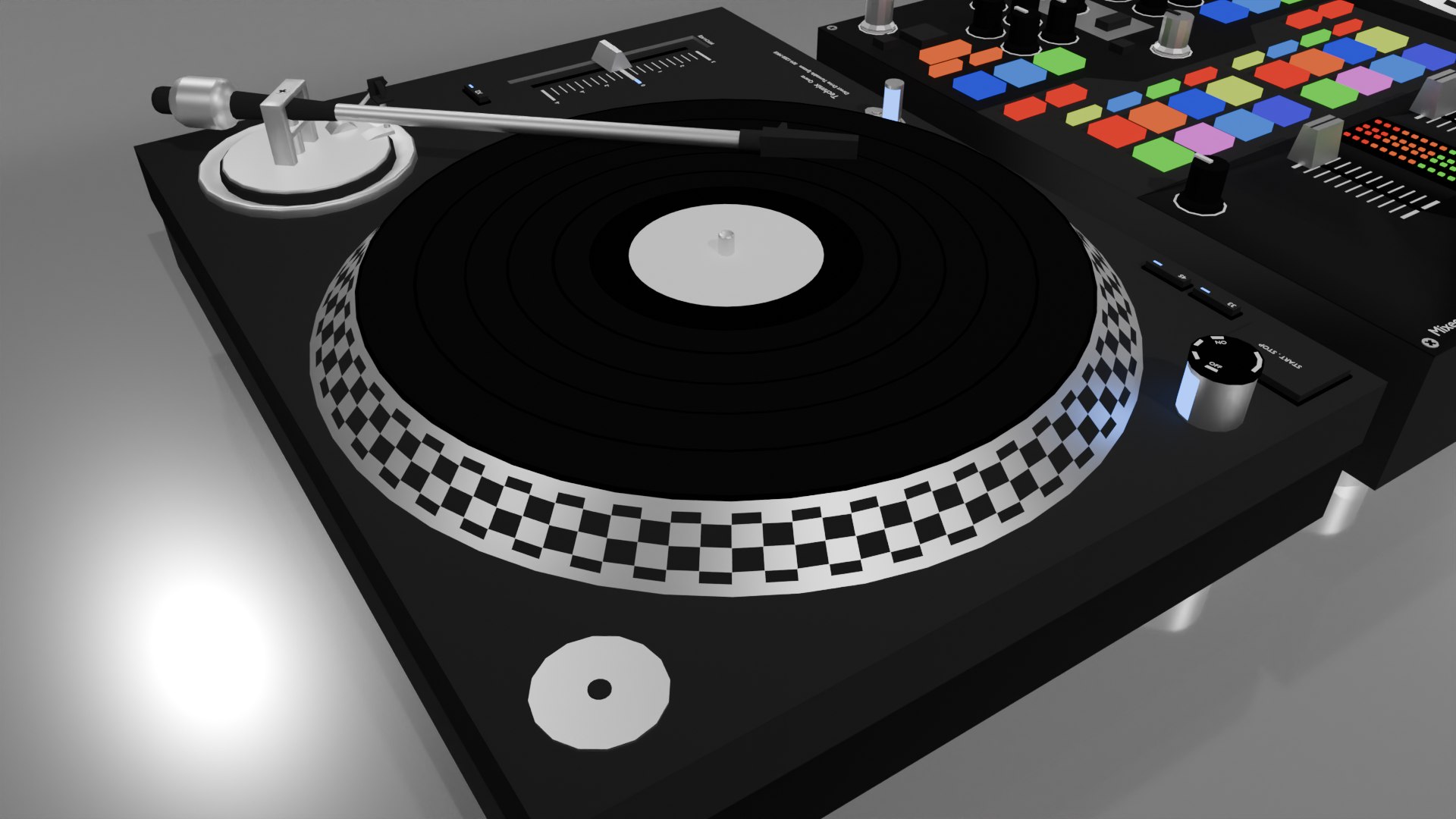 3D DJ Setup Model - TurboSquid 2163043