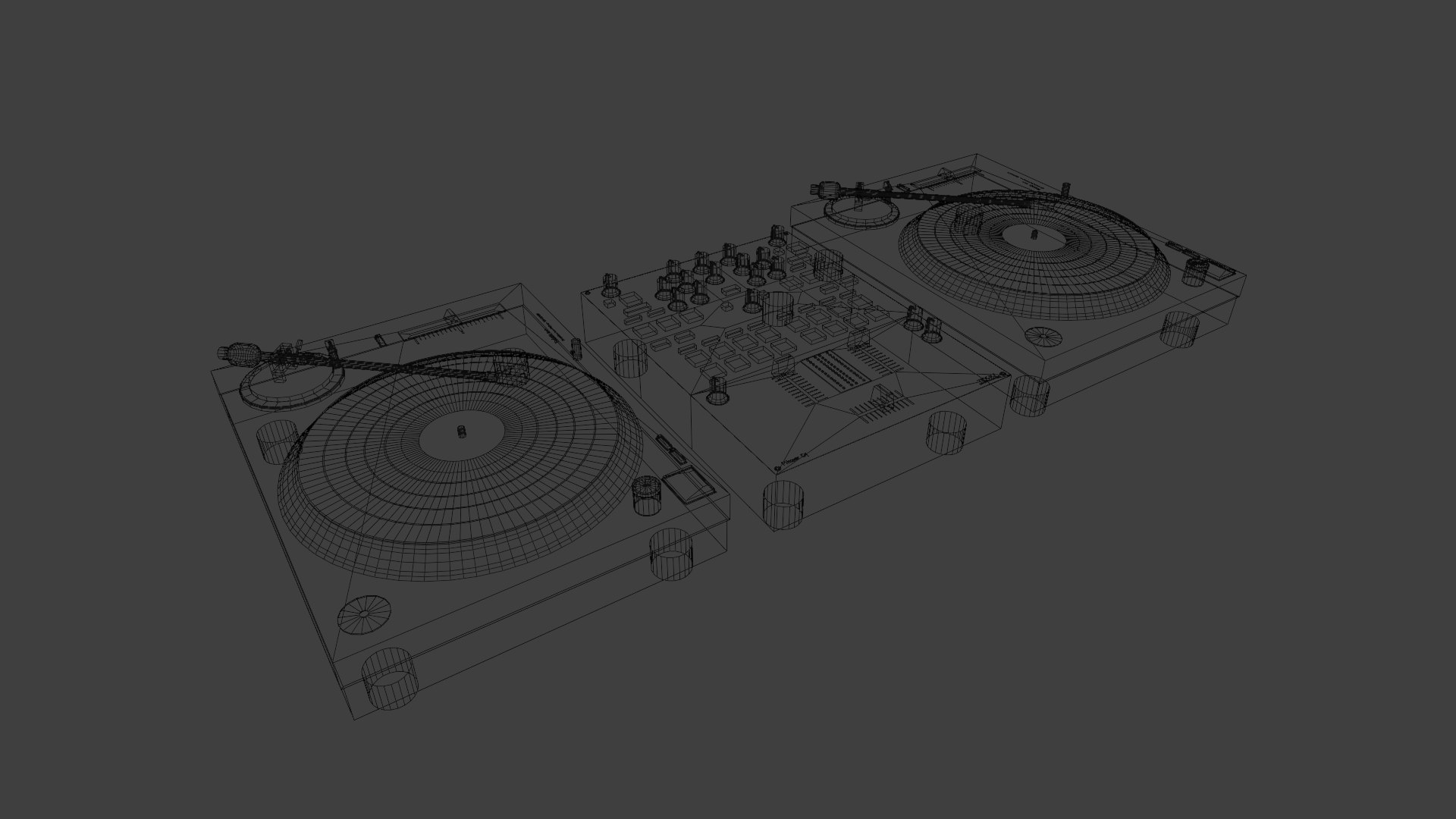 3D DJ Setup Model - TurboSquid 2163043
