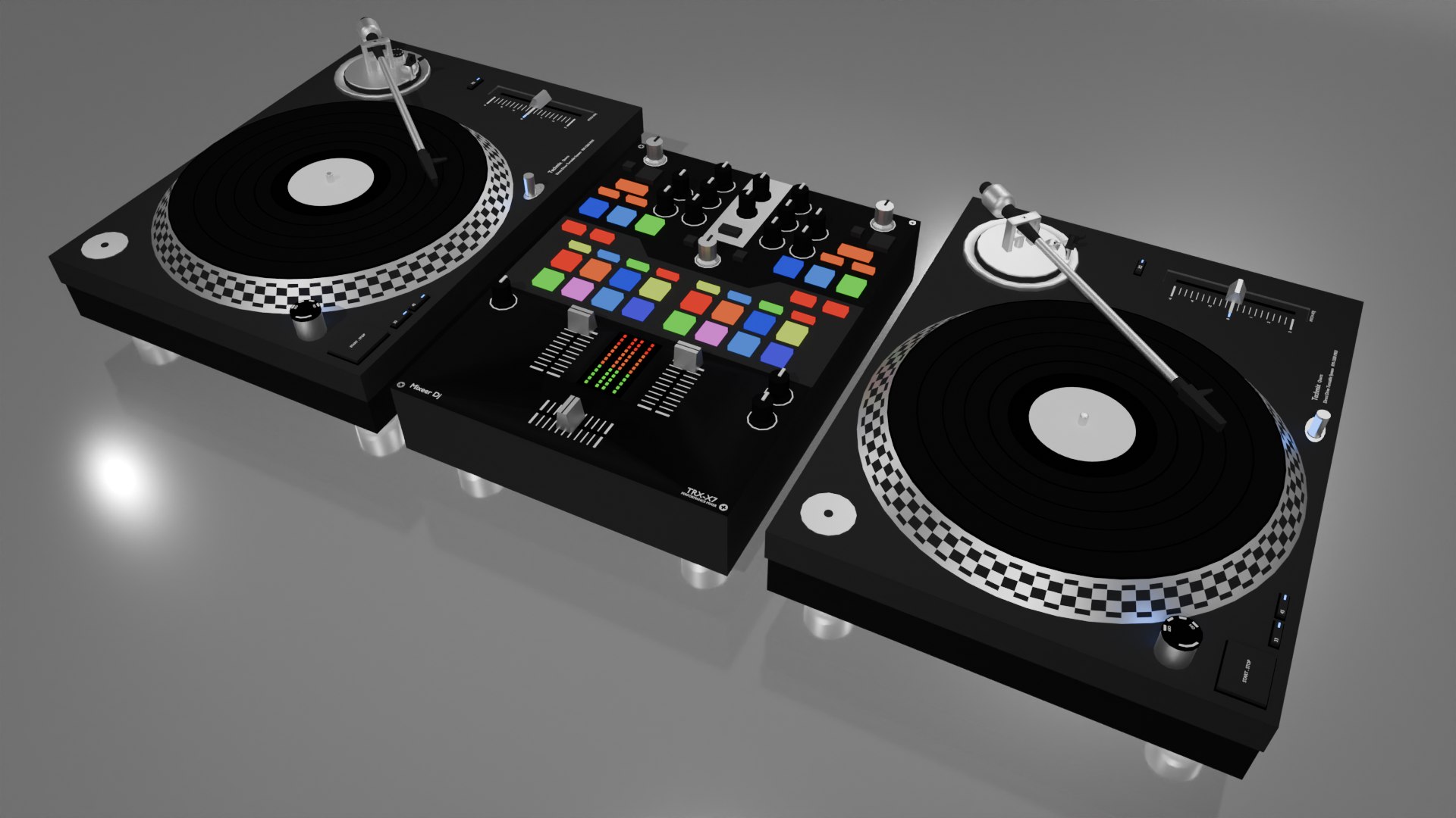 3D DJ Setup Model - TurboSquid 2163043