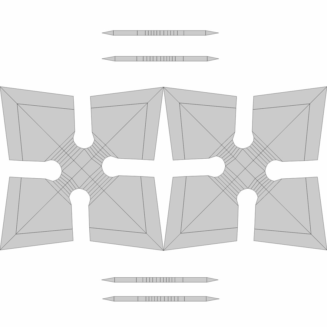 Collection of 20 throwing stars 3D - TurboSquid 1820093