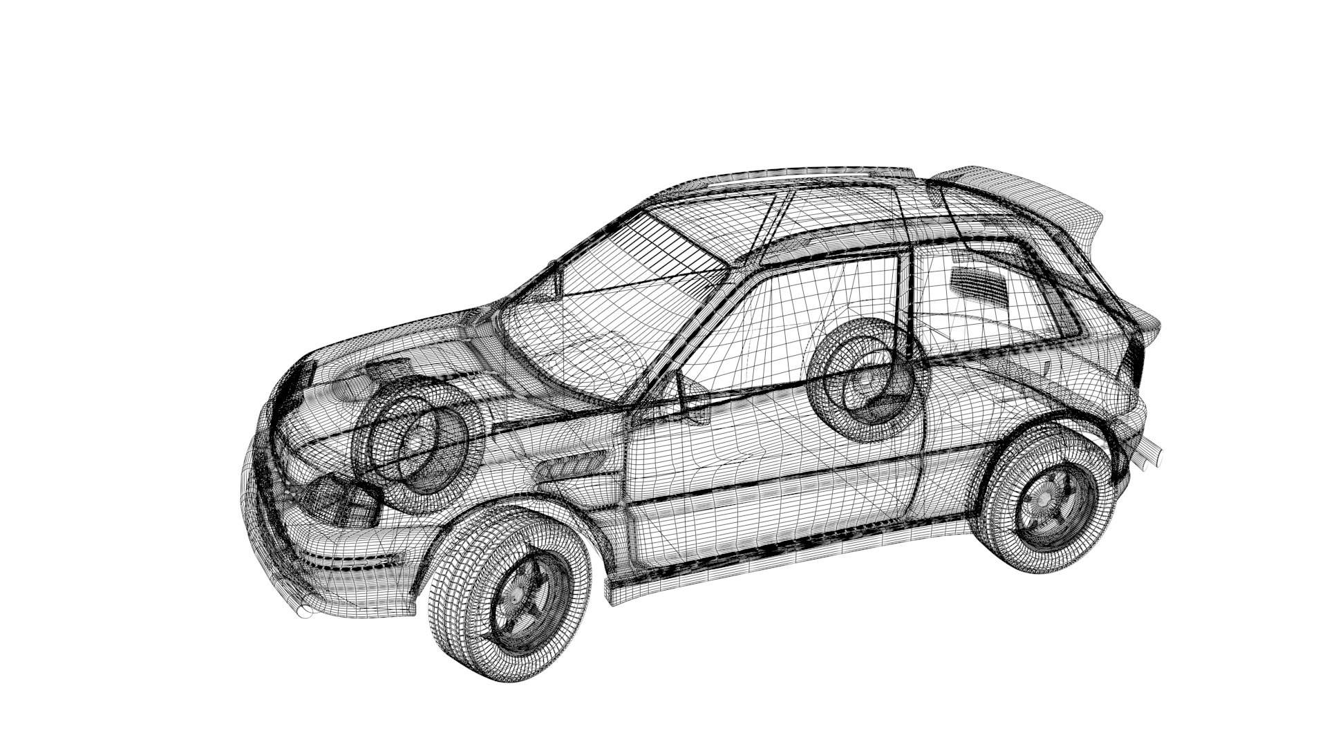 Toyota Starlet Custom 3D Model - TurboSquid 2350045