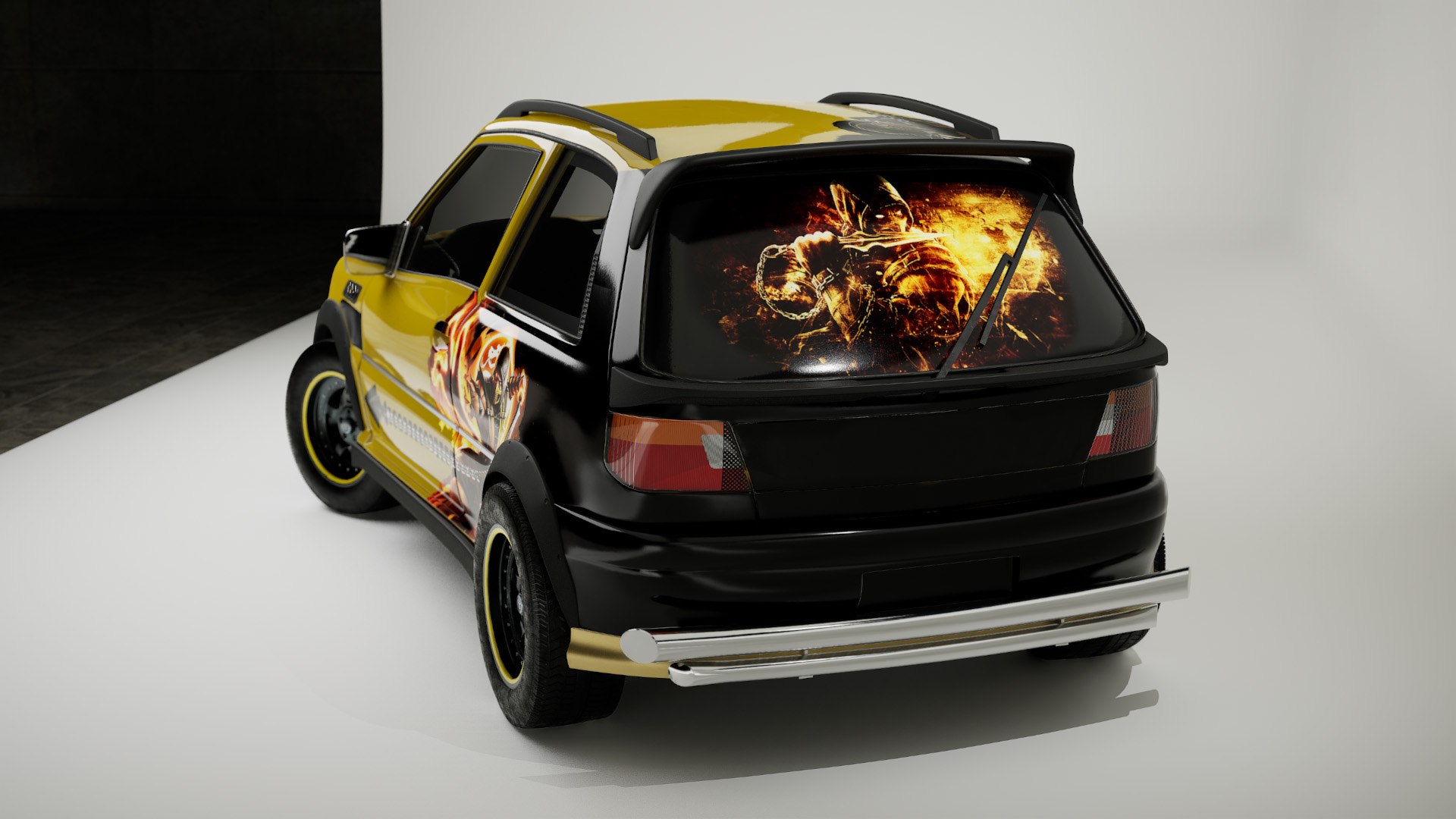 Toyota Starlet Custom 3D Model - TurboSquid 2350045