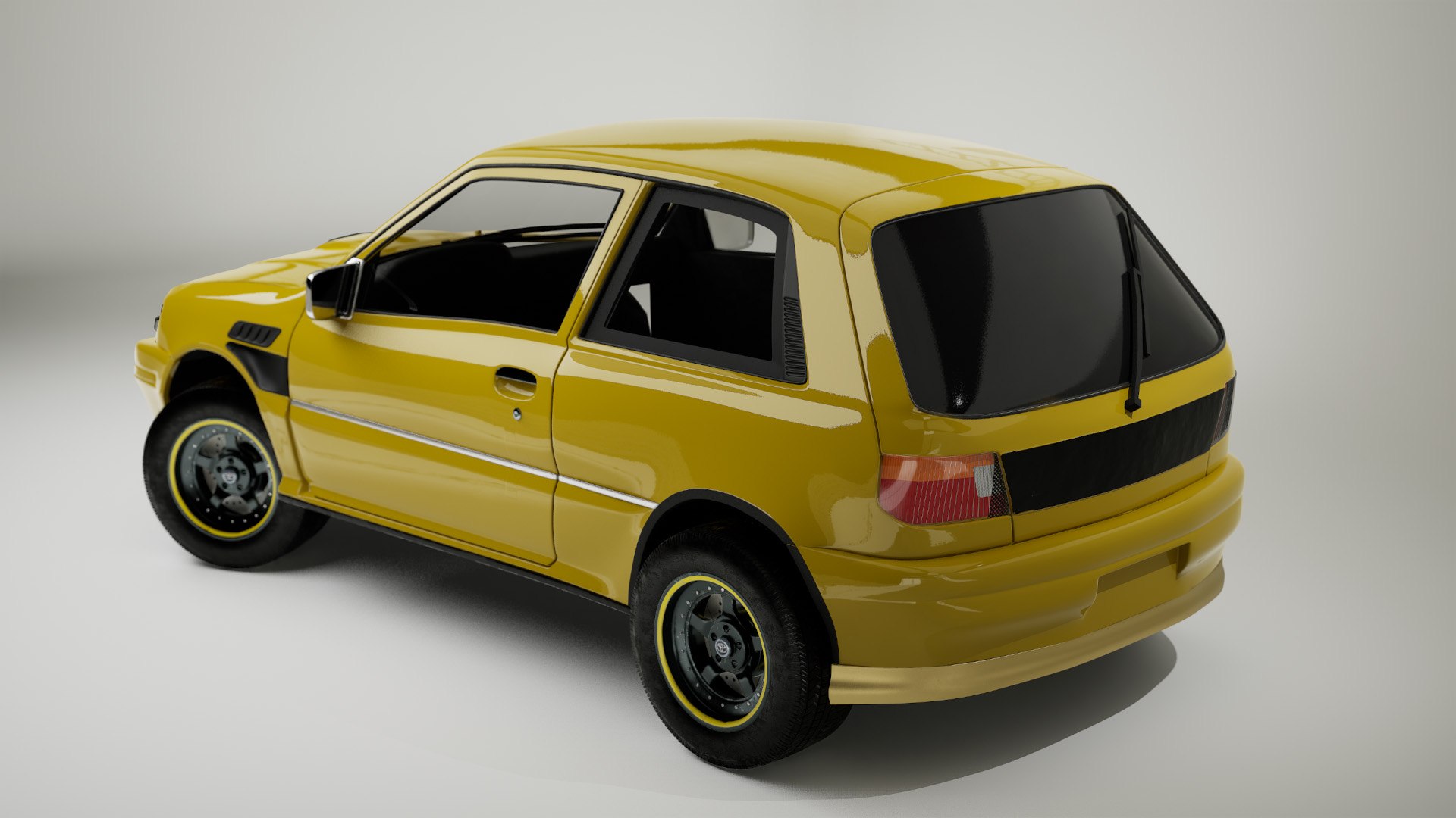 Toyota Starlet Custom 3D Model - TurboSquid 2350045