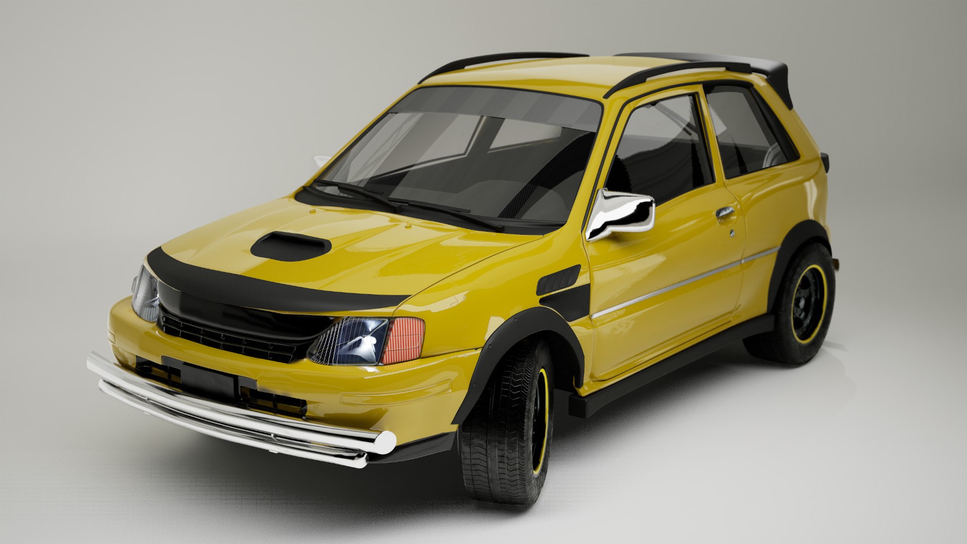 Toyota Starlet Custom 3D Model - TurboSquid 2350045