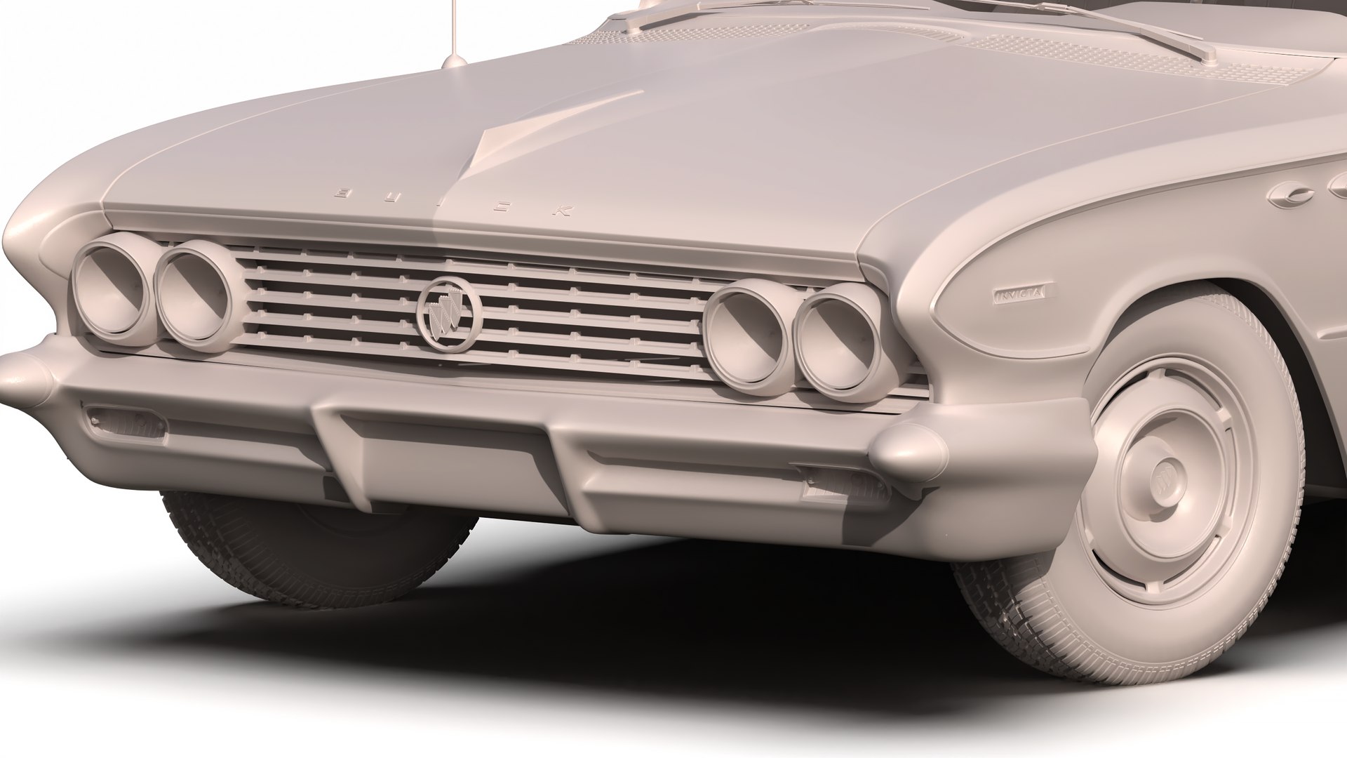 3D Buick Invicta Hardtop Coupe 1961 Model - TurboSquid 2005792