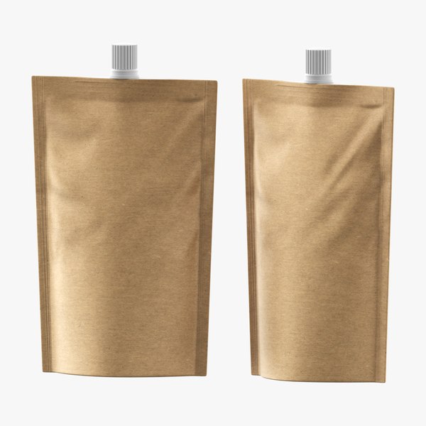 modelo 3d paper doypack pouch - TurboSquid 1955413