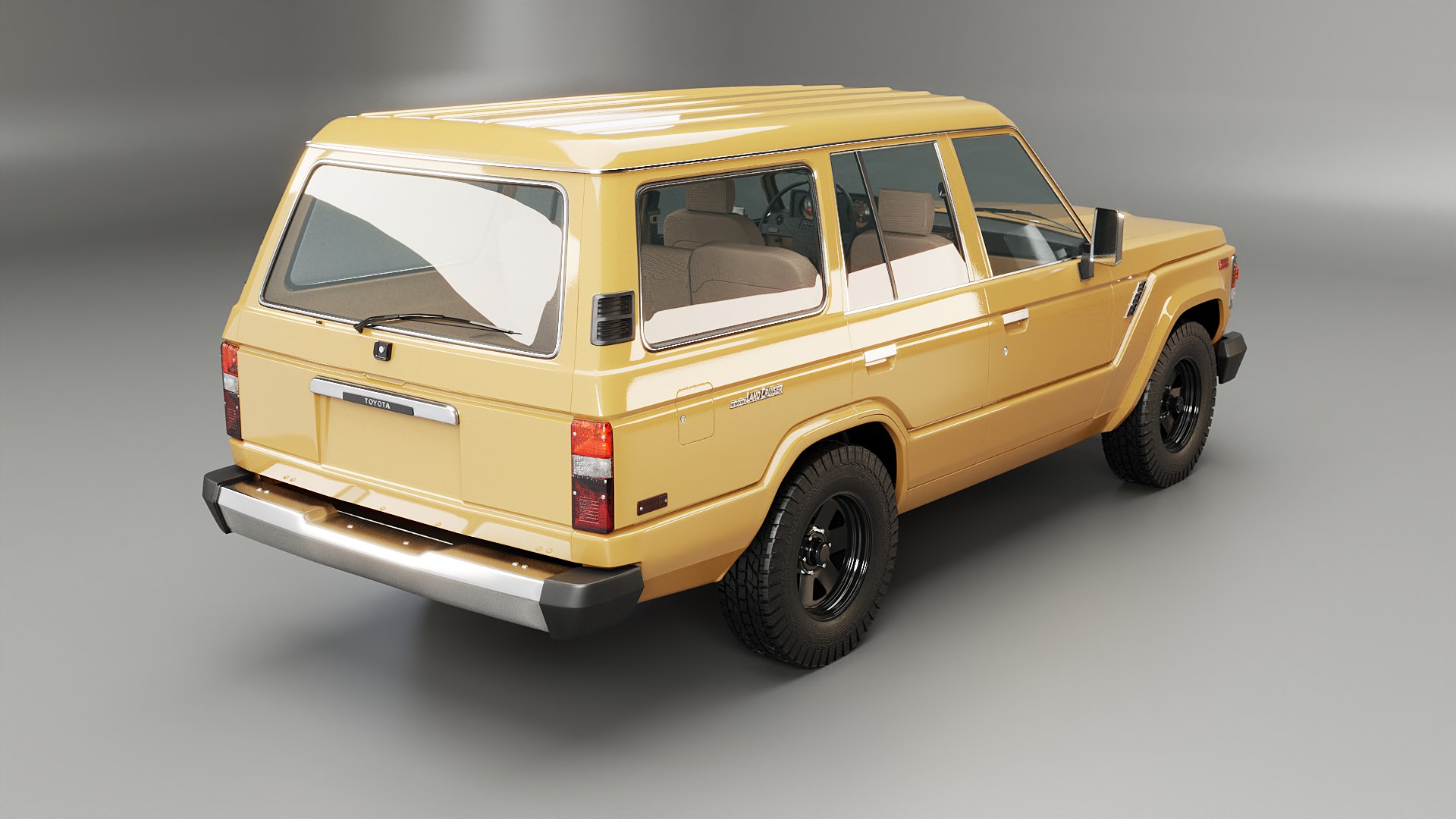 Toyota Land Cruiser J60 1980-1990 V2 3D Model - TurboSquid 2407587