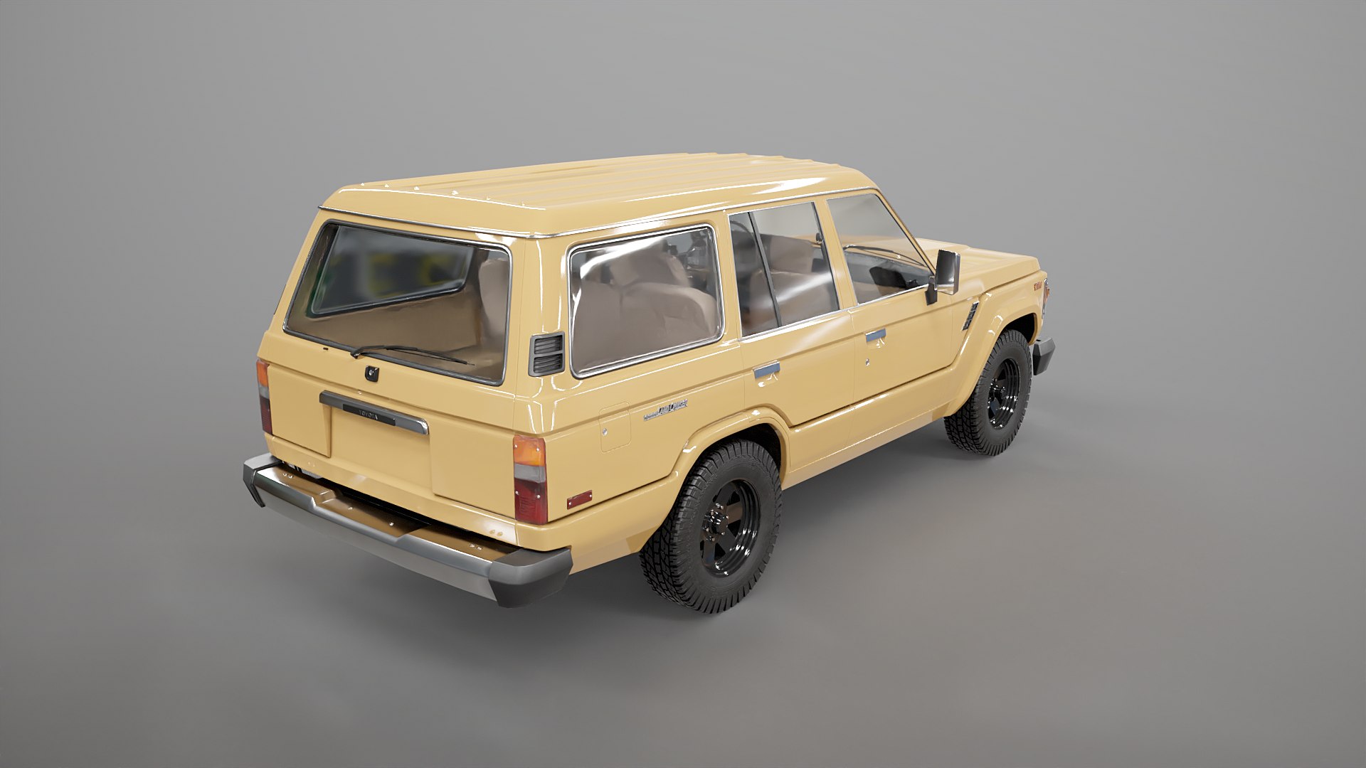 Toyota Land Cruiser J60 1980-1990 V2 3D Model - TurboSquid 2407587