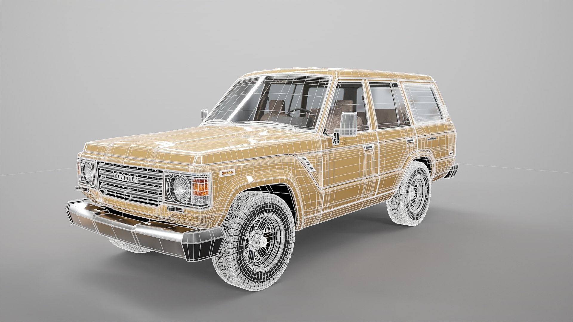 Toyota Land Cruiser J60 1980-1990 V2 3D Model - TurboSquid 2407587