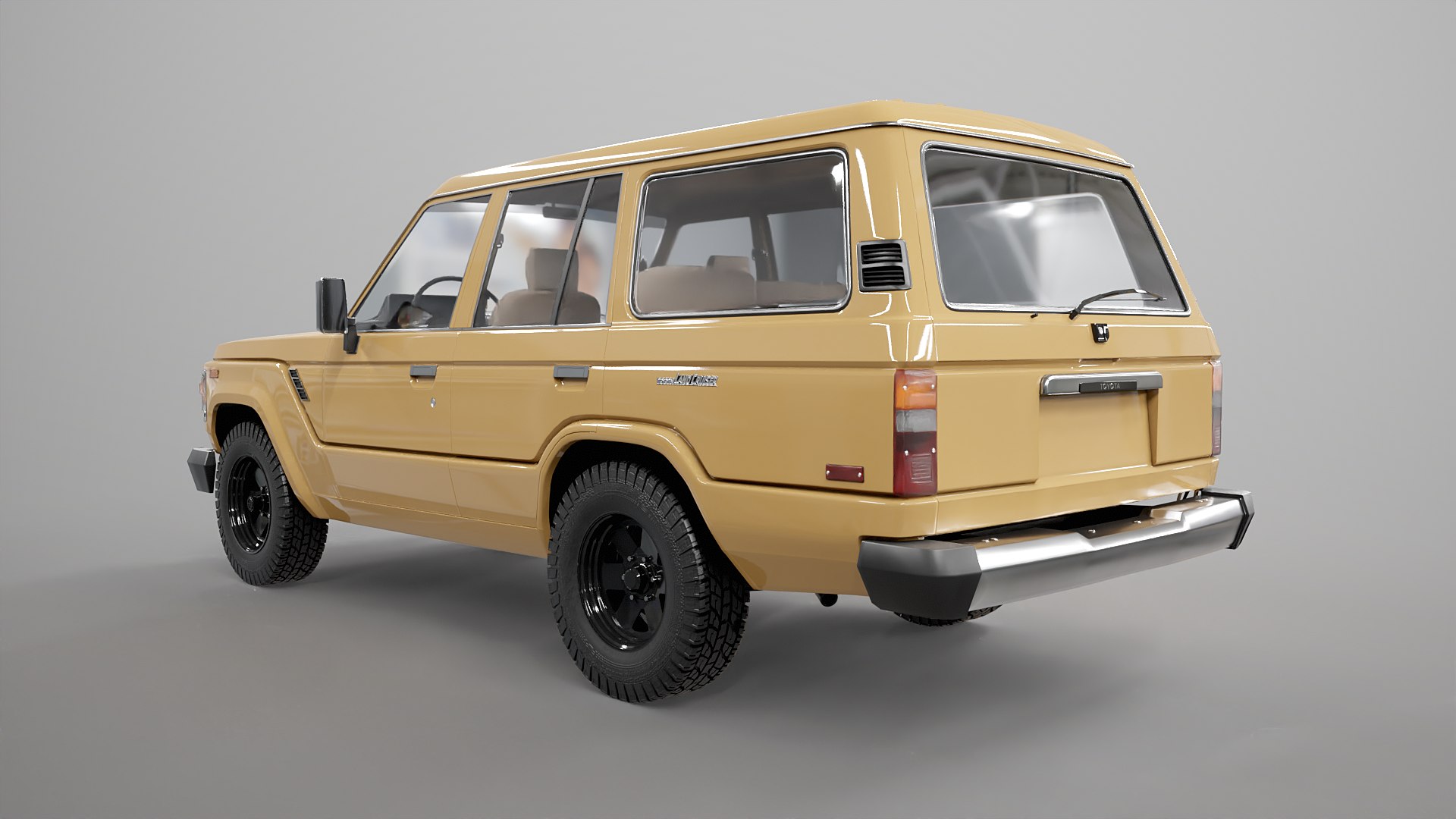 Toyota Land Cruiser J60 1980-1990 V2 3D Model - TurboSquid 2407587
