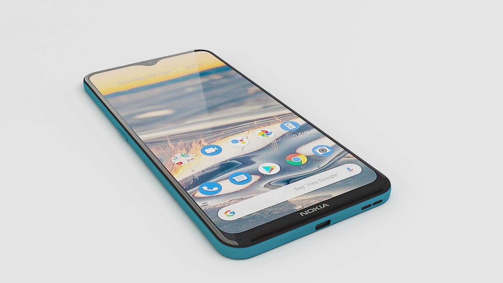 Nokia 5 3 Blue 3D Model - TurboSquid 1626694