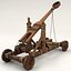 Ancient Norman Catapult 3d Model