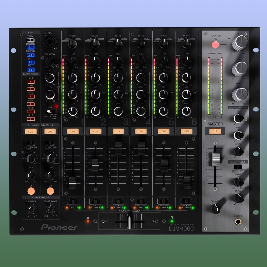 djm-1000 board 3d model