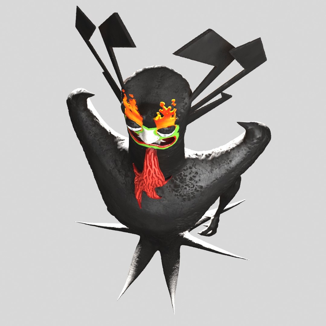 3d Model Of Aku - Remake