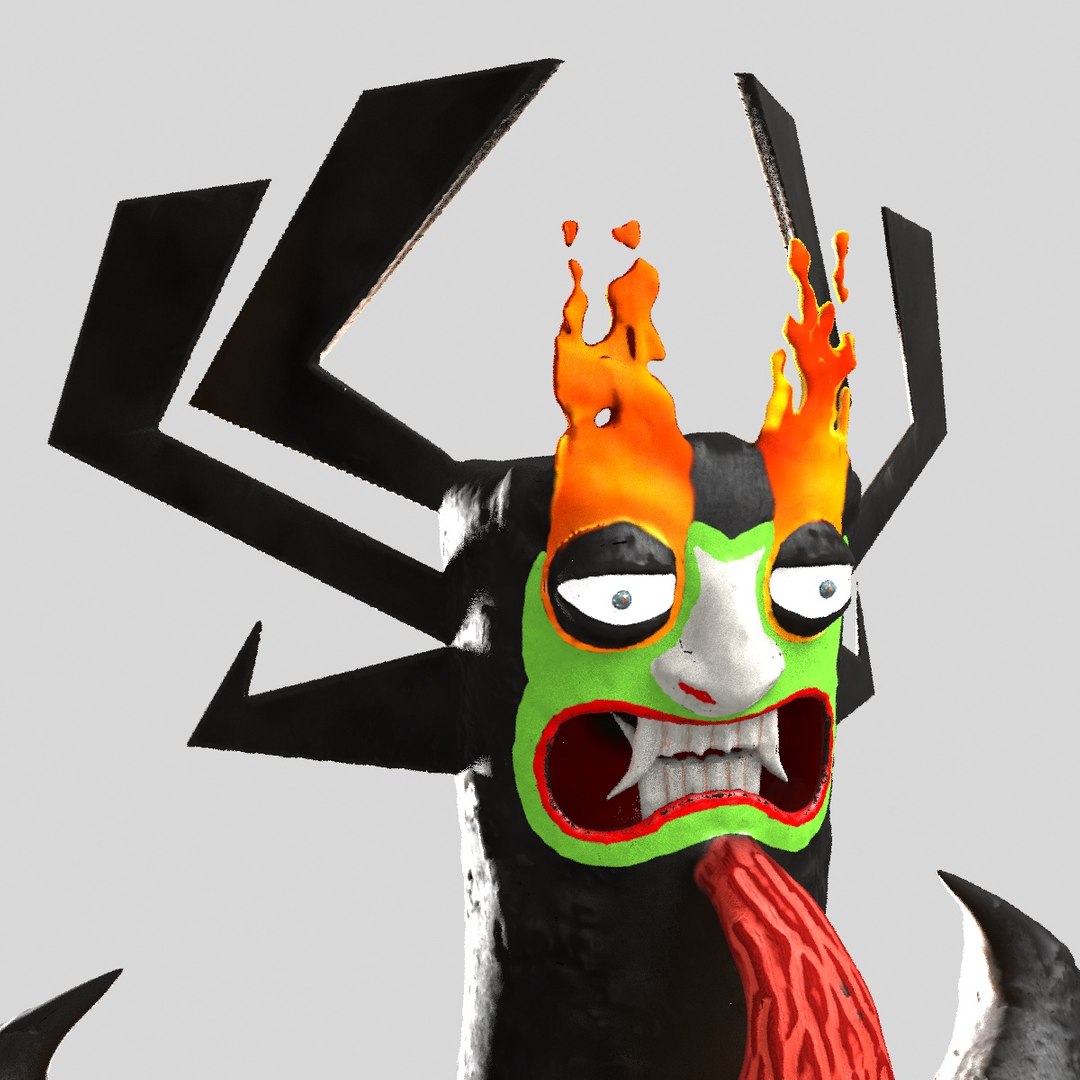 3d Model Of Aku - Remake
