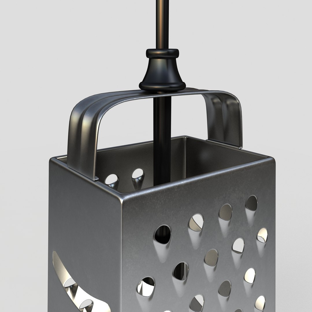 3d Cheese Grater Pendant Light Model