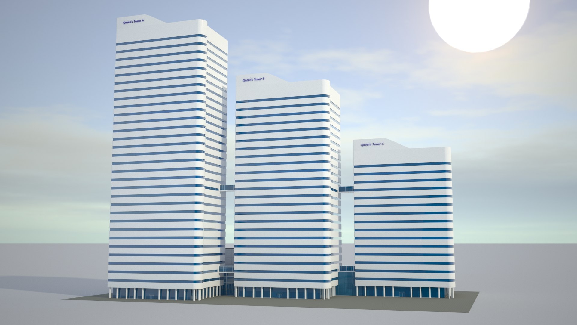 Realistic Queen S Square 3D Model - TurboSquid 1266227