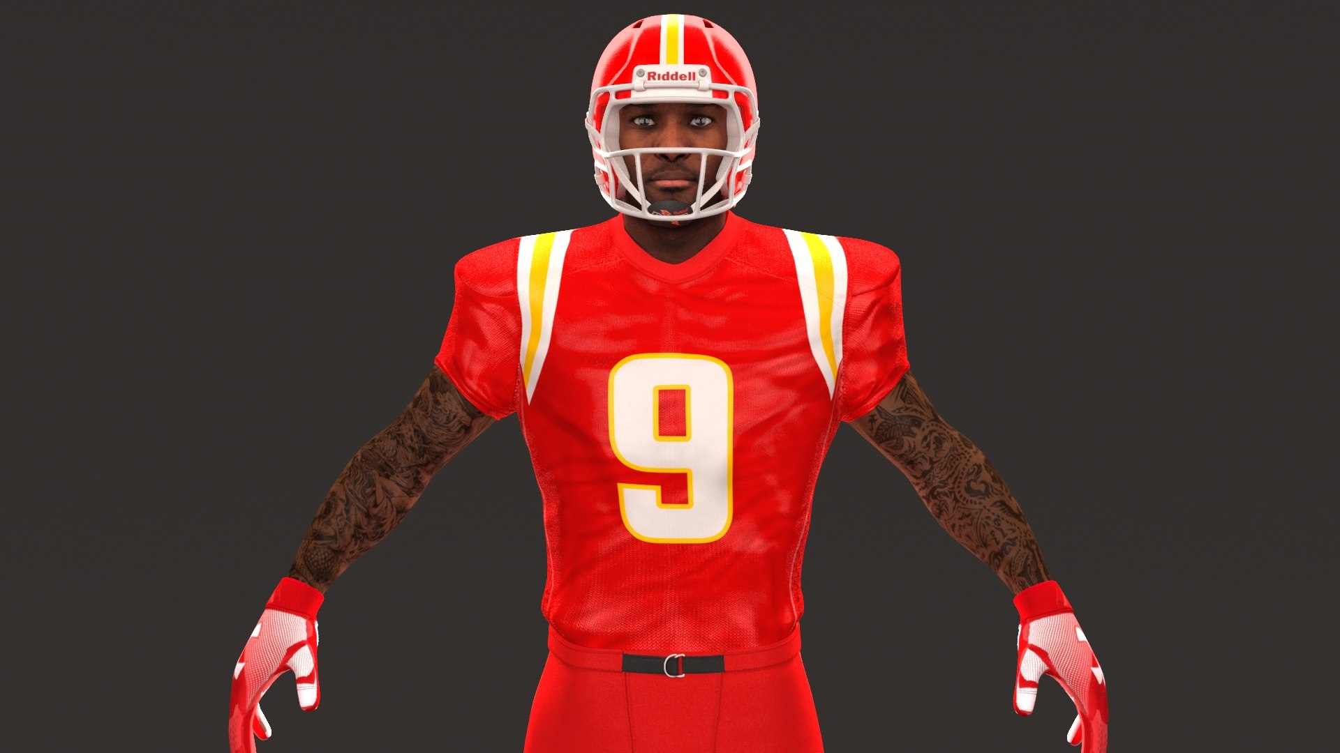 3D Football Player 2020 - TurboSquid 1541785