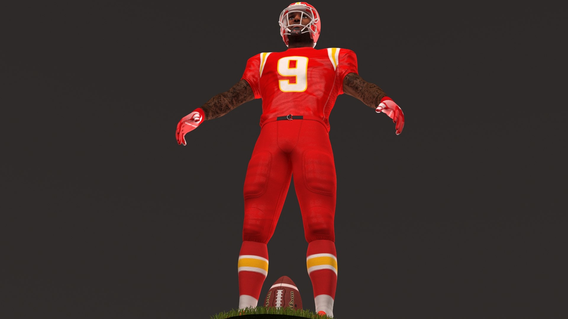 3D Football Player 2020 - TurboSquid 1541785