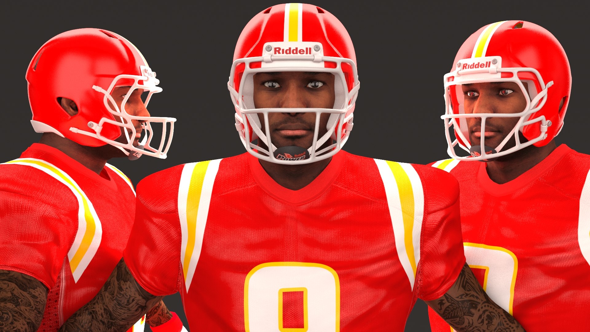 3D Football Player 2020 - TurboSquid 1541785