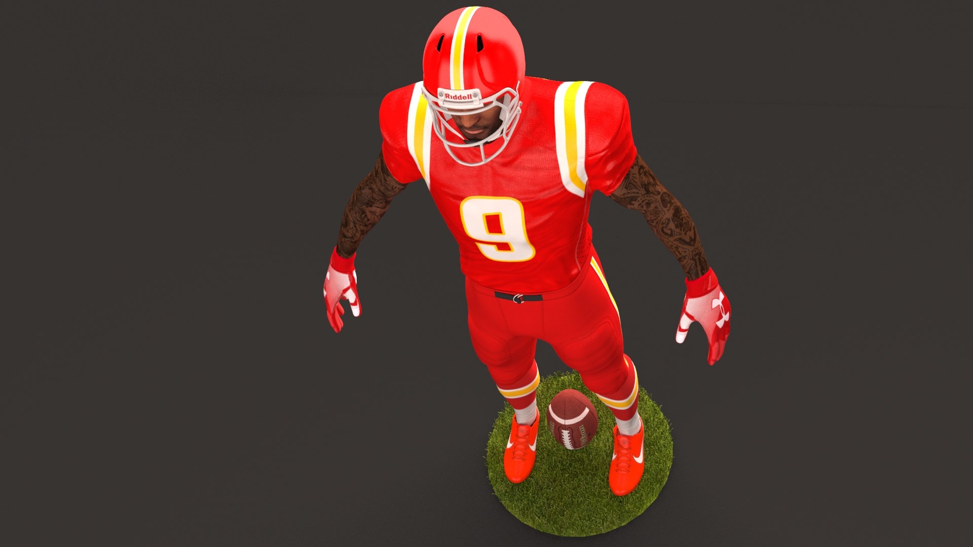 3D Football Player 2020 - TurboSquid 1541785