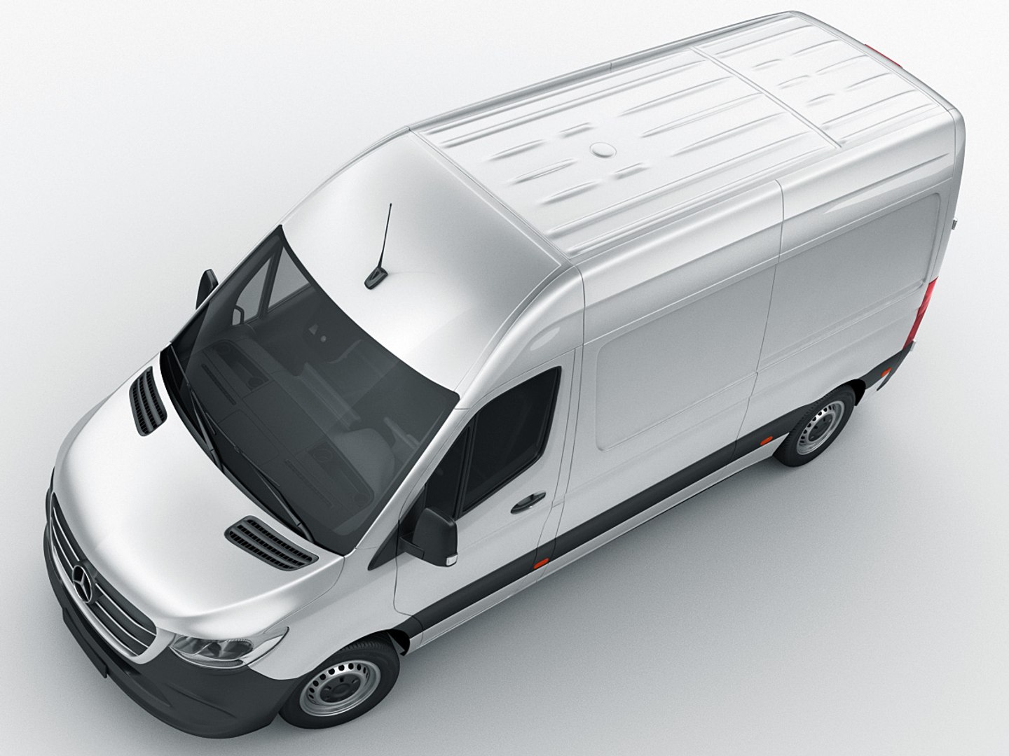 Mercedes Sprinter 2018 Roof 3D Model - TurboSquid 1264799