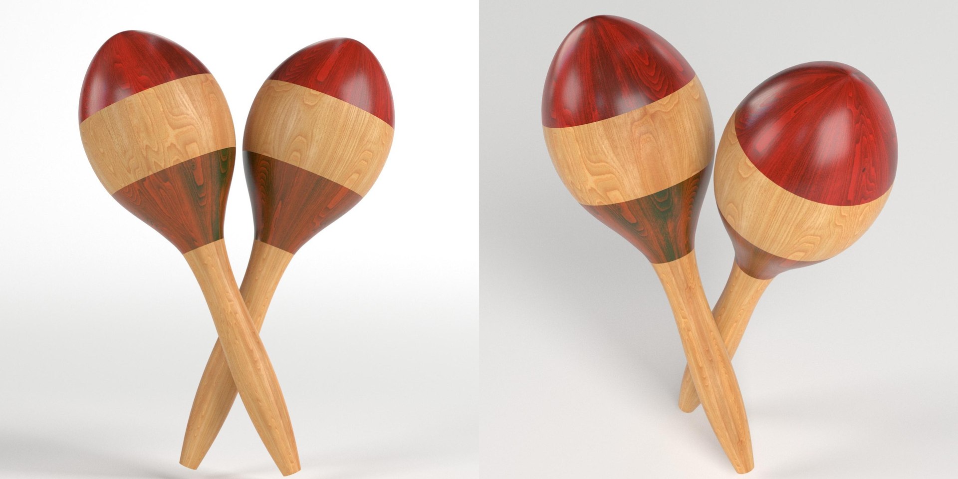 3D Maracas Rumba Shakers - TurboSquid 1351146