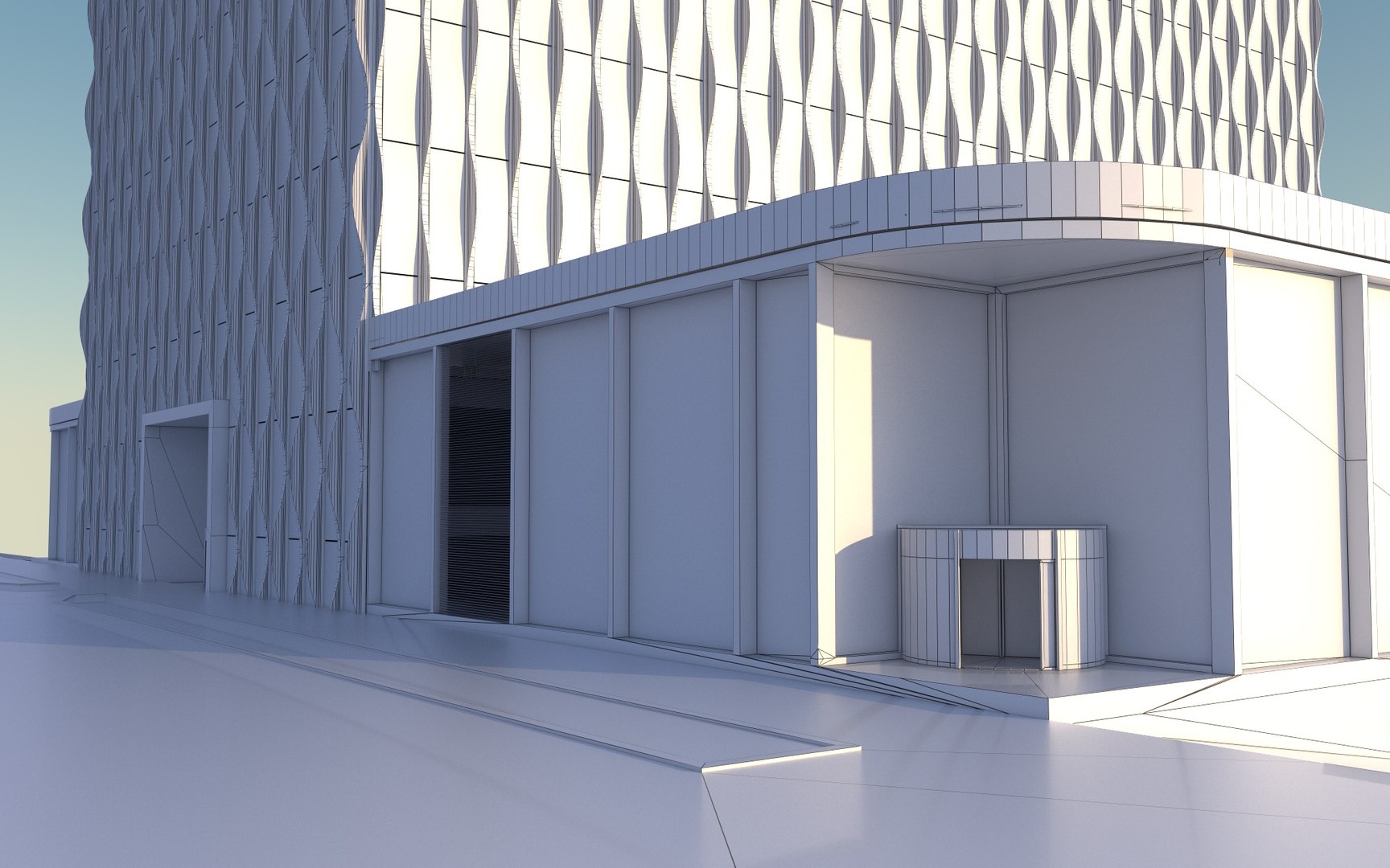 3d Model Skyscraper Exterior