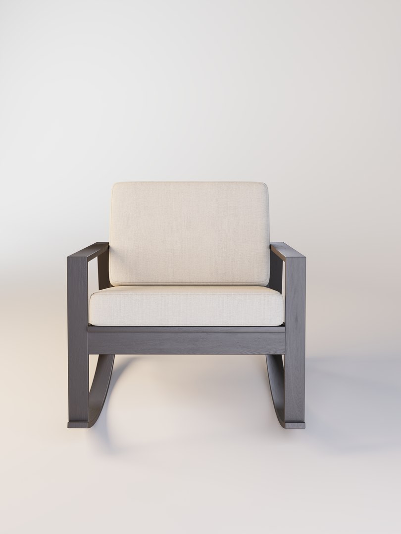 Indio Metal Rocking Outdoor Lounge Chair model - TurboSquid 2154835