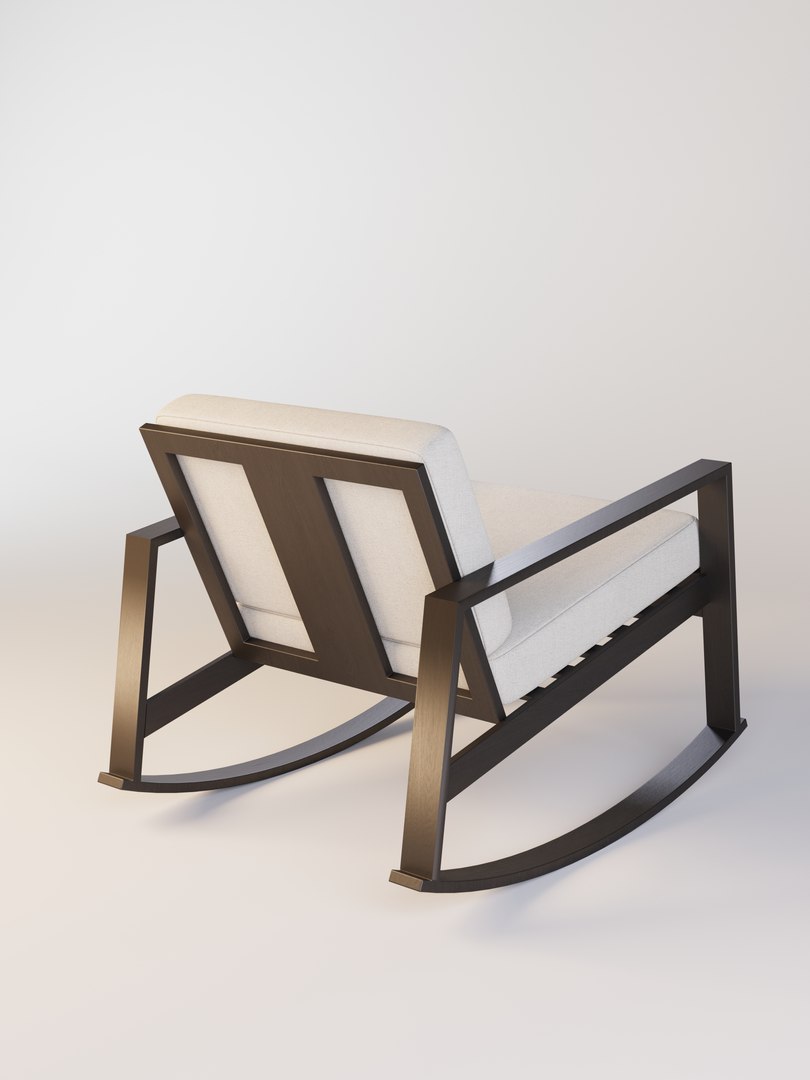 Indio Metal Rocking Outdoor Lounge Chair model - TurboSquid 2154835