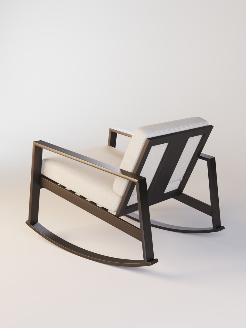 Indio Metal Rocking Outdoor Lounge Chair model - TurboSquid 2154835