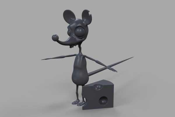 c4d cartoon mouse