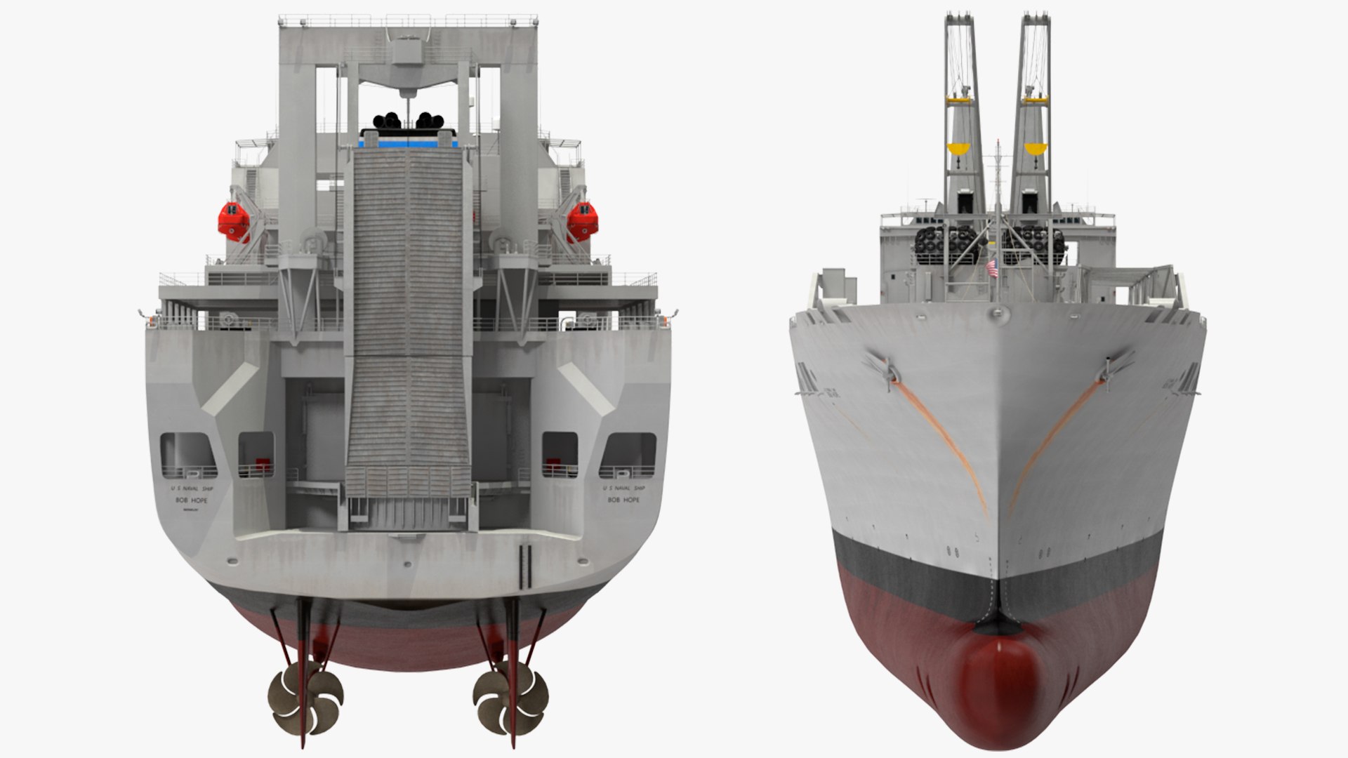 USNS Bob Hope 3D Model - TurboSquid 1855185