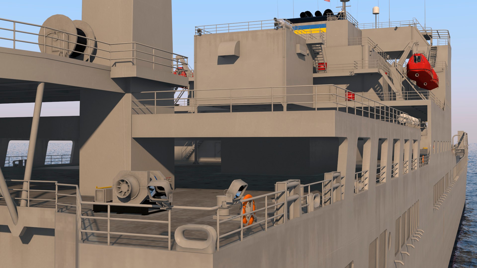 USNS Bob Hope 3D Model - TurboSquid 1855185