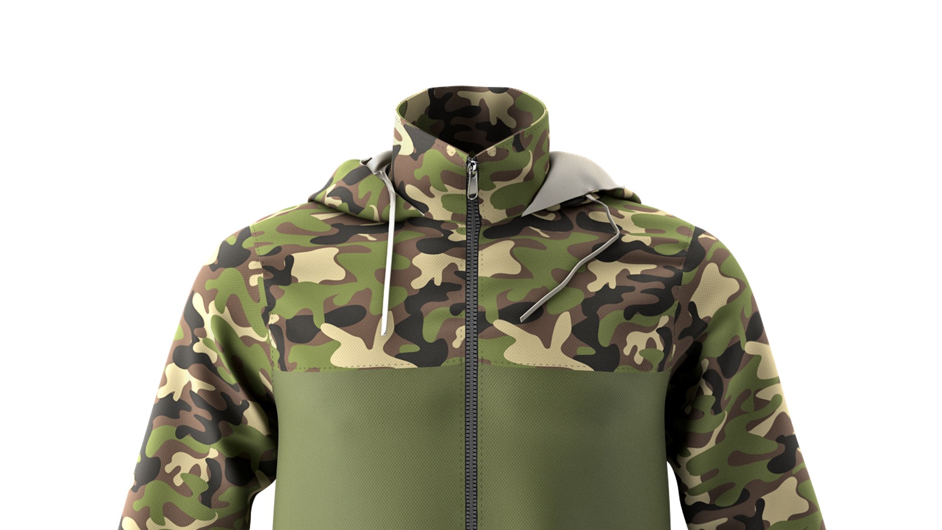 Windbreaker jacket 3D model - TurboSquid 1542203