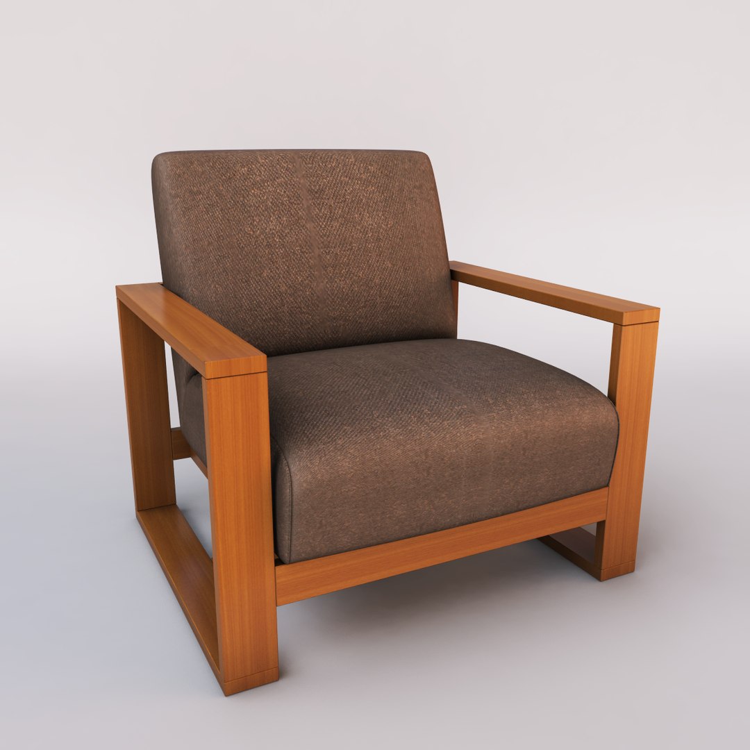 3ds max cube chair design