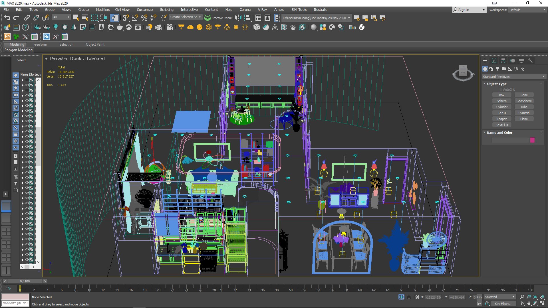 3D Apartment 06 - HanhCT - MAX FBX OBJ SKP DAE Simlab Model - TurboSquid 2221041