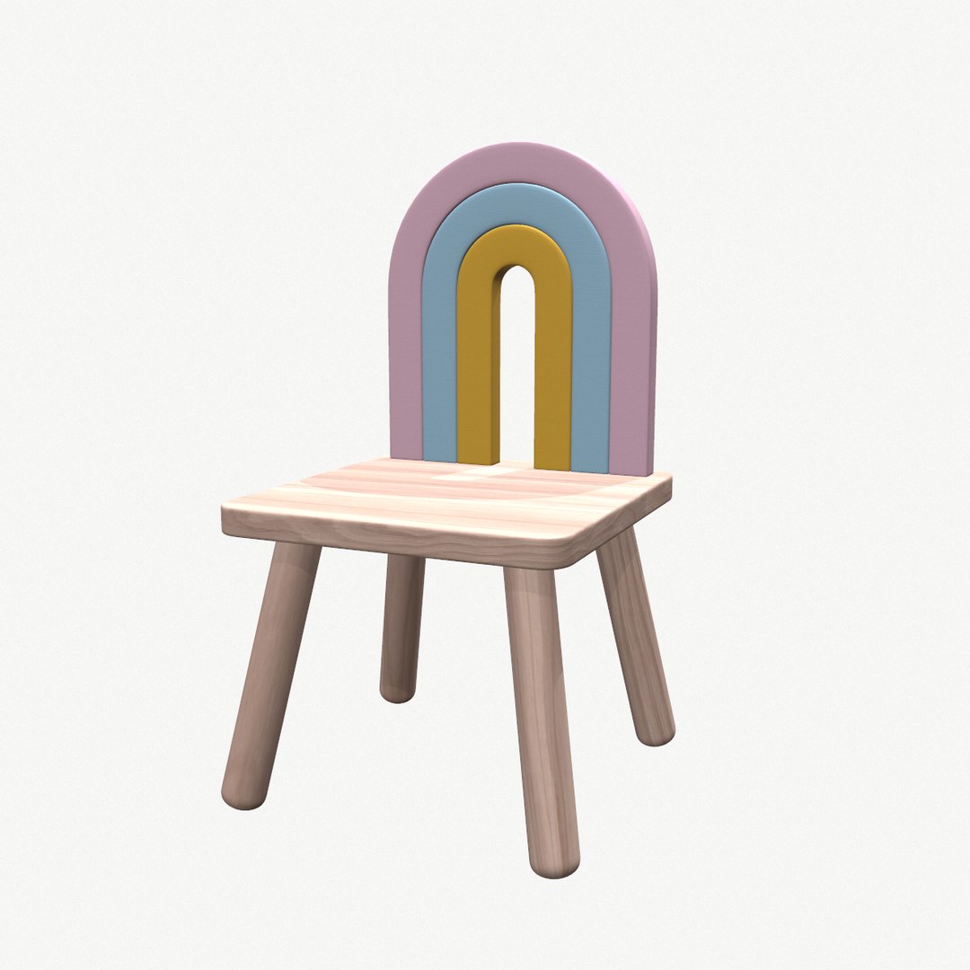 3D Kids chair 42 - TurboSquid 2119563