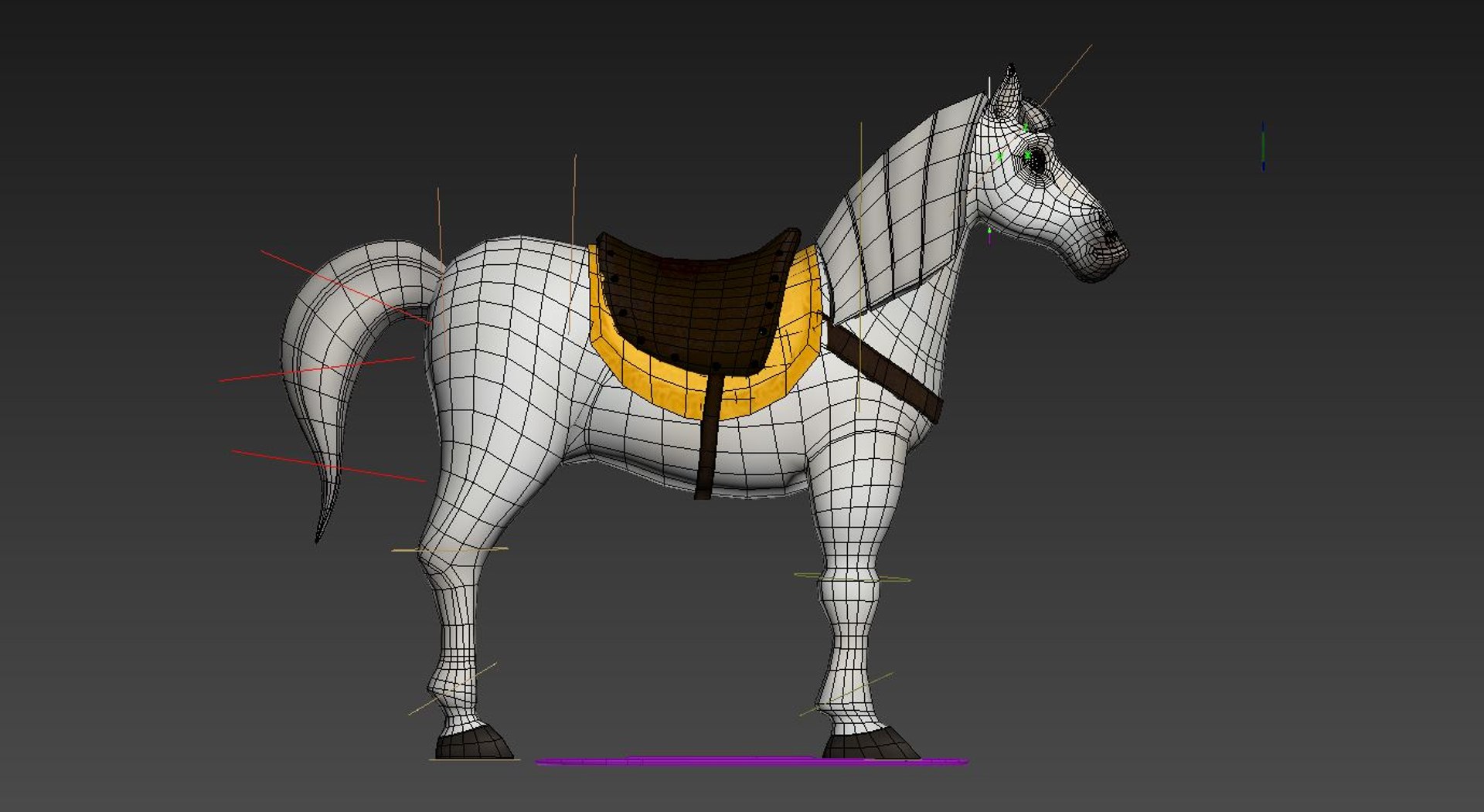 3D Stylized Horse Rig - TurboSquid 1663447