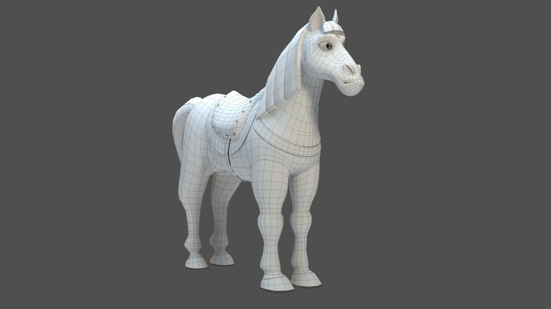 3D Stylized Horse Rig - TurboSquid 1663447