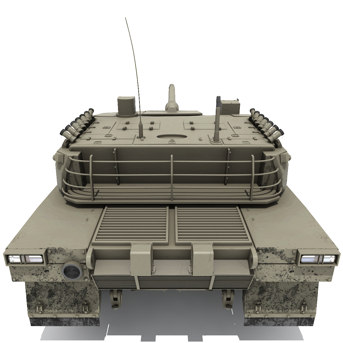 altay turkish main battle tank 3d obj