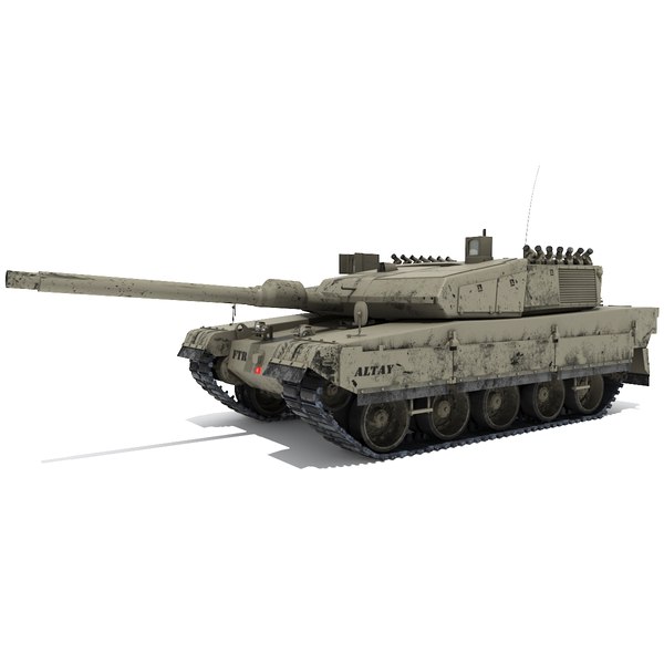 altay turkish main battle tank 3d obj
