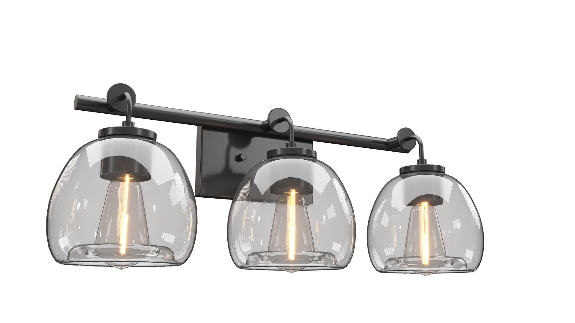 Caisson 3-Light Bathroom Vanity Wall Light 3D Model - TurboSquid 2292146