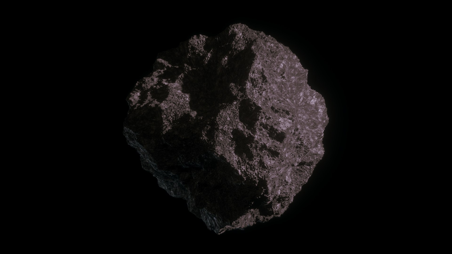 3D Asteroid Rock Model - TurboSquid 1305904