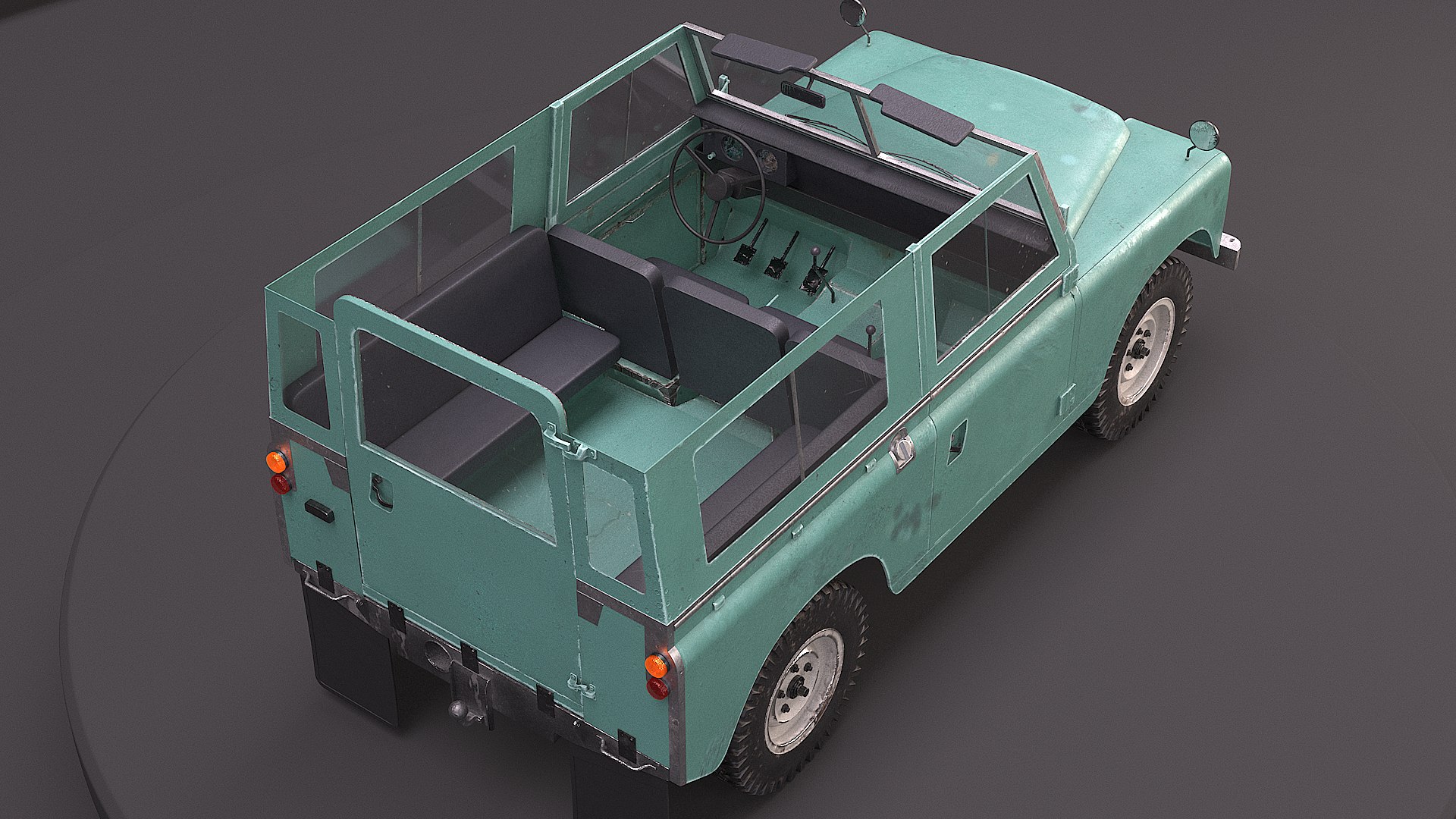 Land Rover Series III Short Wheelbase Old 3D Model - TurboSquid 2101467